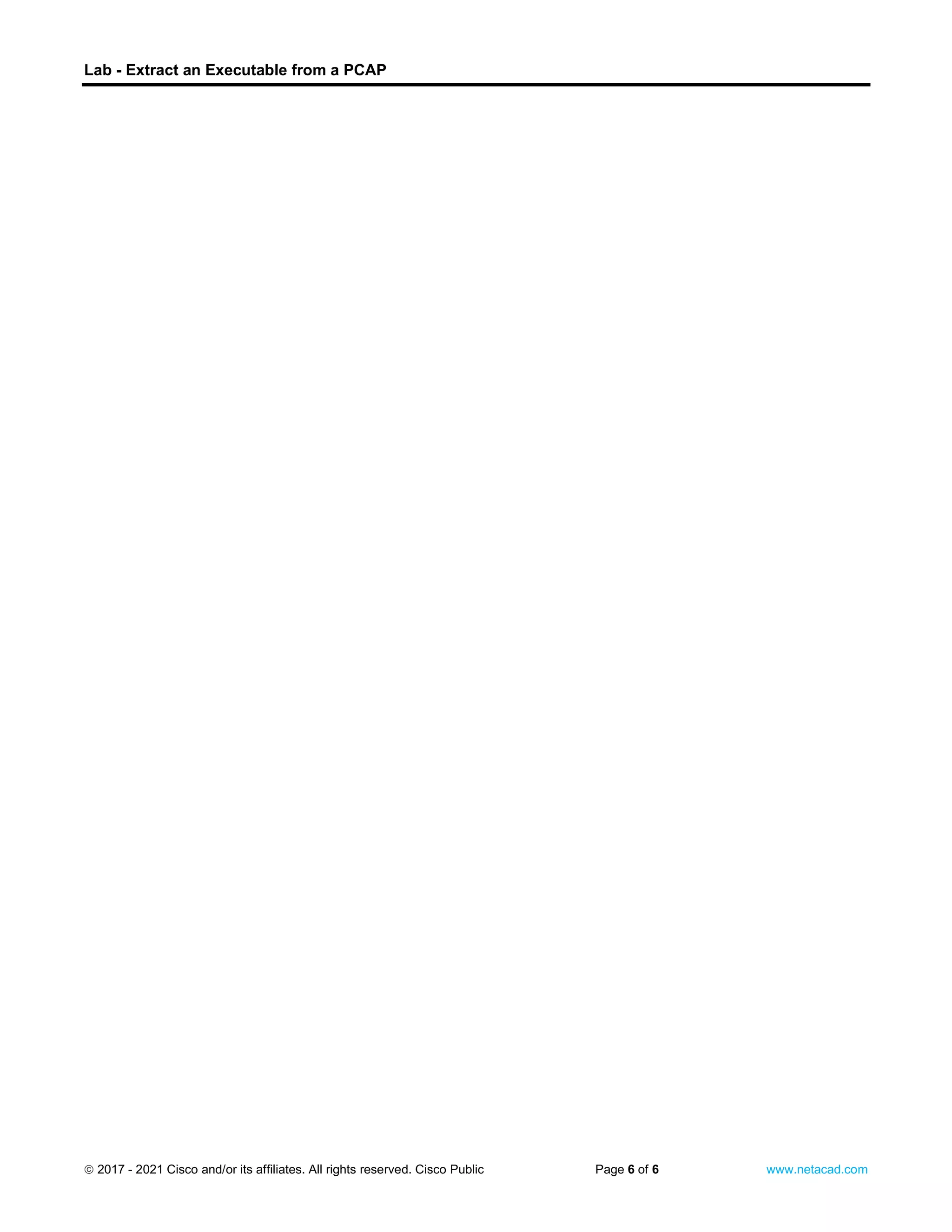 27.2.10 lab extract an executable from a pcap | PDF