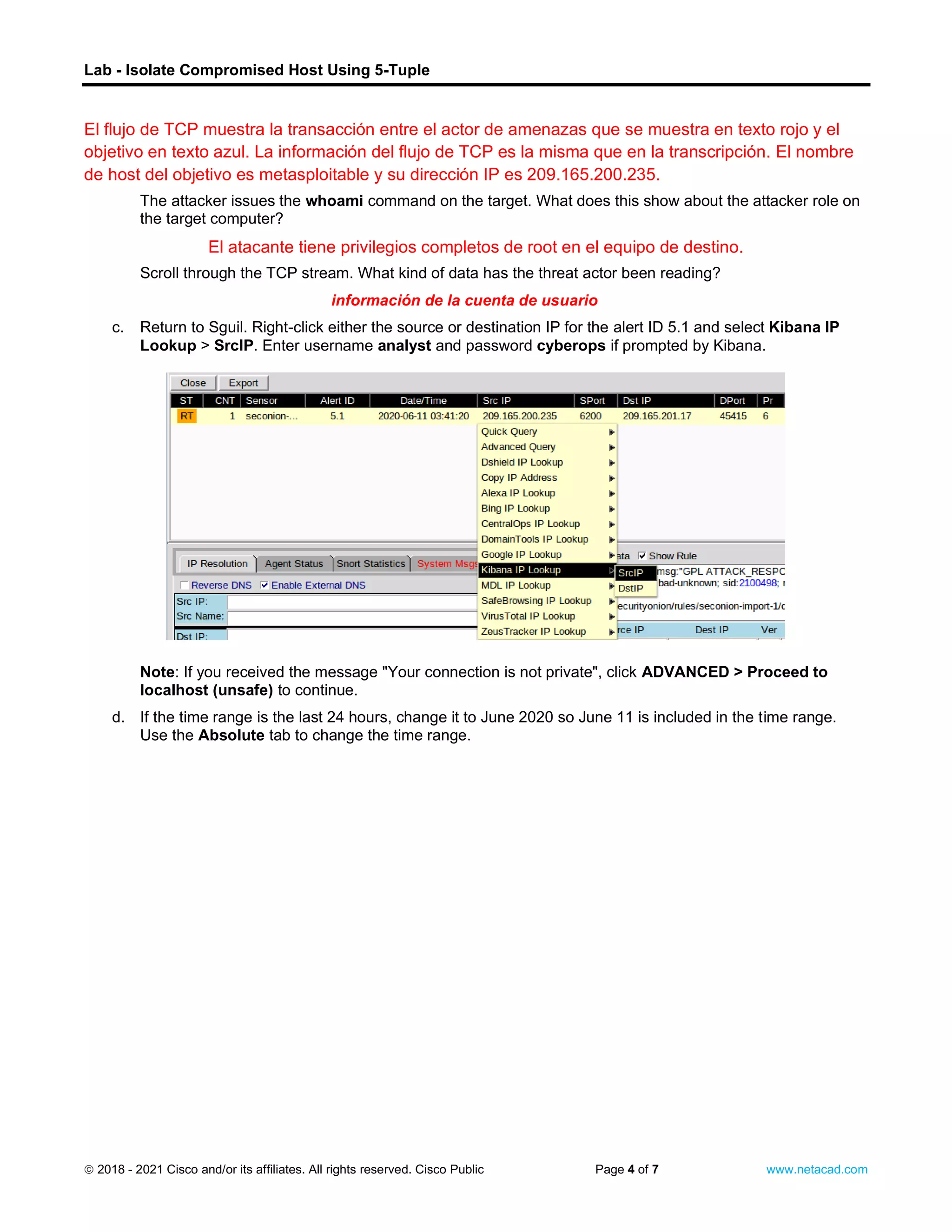 27.2.14 lab isolate compromised host using 5-tuple | PDF | Operating Systems | Computer Software ...