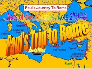 Acts; Chapter 27 | PPT