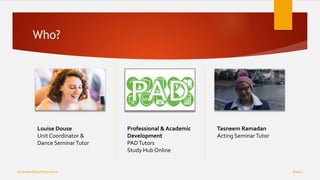 27.09.21 Understanding Performance - Introduction | PPT