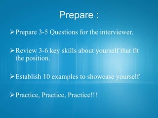 2 & 7.FACE-FACE INTERVIEW.ppsx