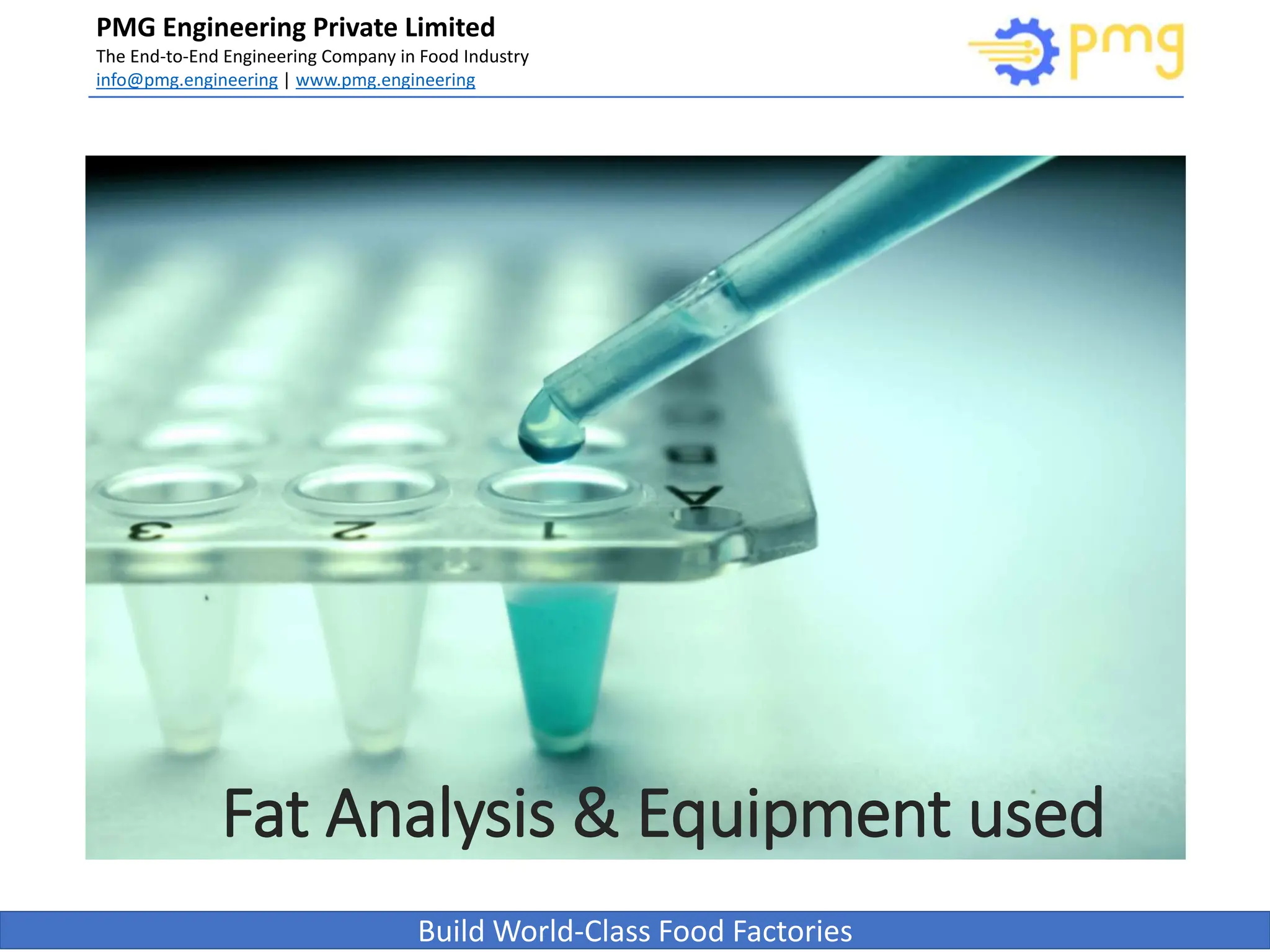 Equipment used for Fat Analysis.pptx.... | PPT