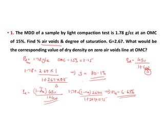 problems on compaction of soils in geotechnical engineering | PDF