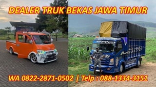 WA 082-228-710-502 Jual Truk Engkel Omplong Jawa Tengah Modif | PPT