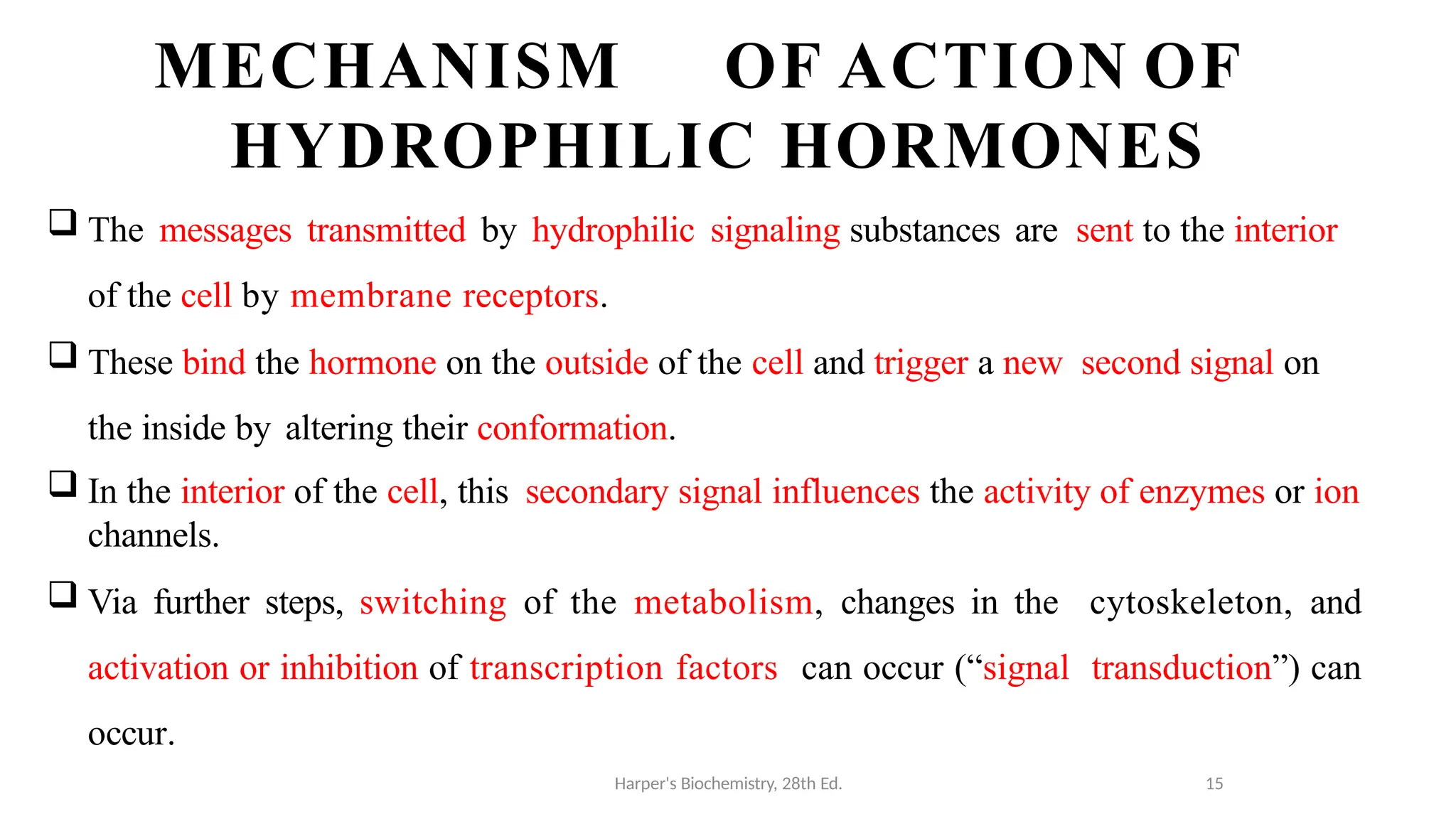 DPT - Biochemistry & Genetics - II (Hormones) Biochemistry of Hormones ...