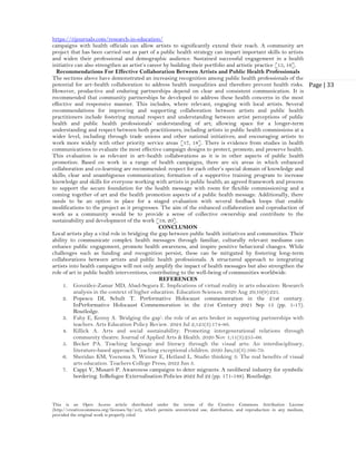 Exploring the Role of Local Artists in Public Health Campaigns (www.kiu.ac.ug) | PDF