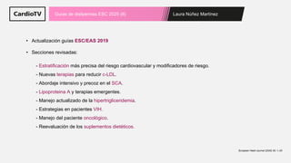 Guías ESC/EAS dislipemias ESC Congress 2025 (II) | PDF