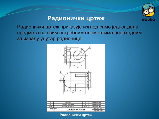 Crtanje tehnickog crteza | PPTX