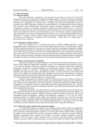 Meta-skills-oriented academic management in higher education: evidence ...