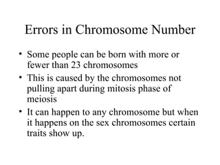 27:3 Genetic Disorders | PPT