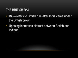 27.4 british imperialism in india | PPTX