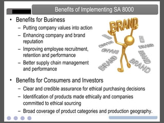 Corporate Social Accountability Management - SA 8000 | PPT