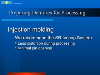 27.denture processing | PPT