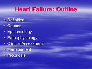 27 - Heart Failure and its various causes | PPT