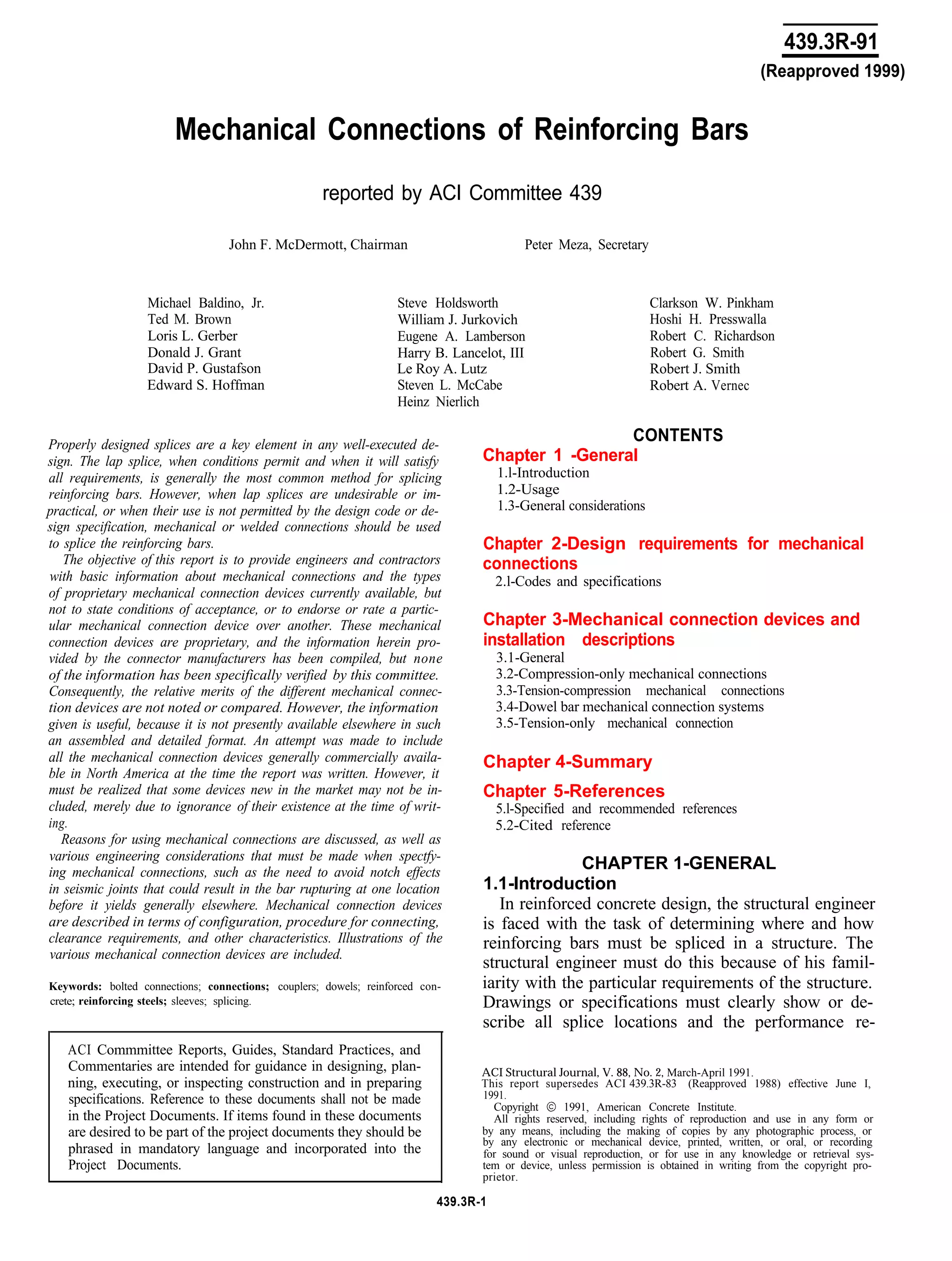 27 JUN-2015 - ACI 439 - Mech conn re-bar | PDF