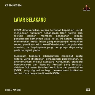 KBSM vs KSSM (Sekolah Menengah) | PDF