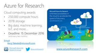 Microsoft Research Infrastructure, the British Library and the ATI | PPTX