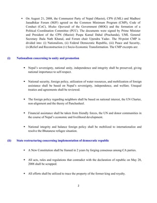 27 maoist policy and common minimum program-cmp | PDF