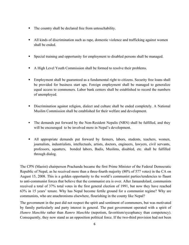 27 maoist policy and common minimum program-cmp | PDF