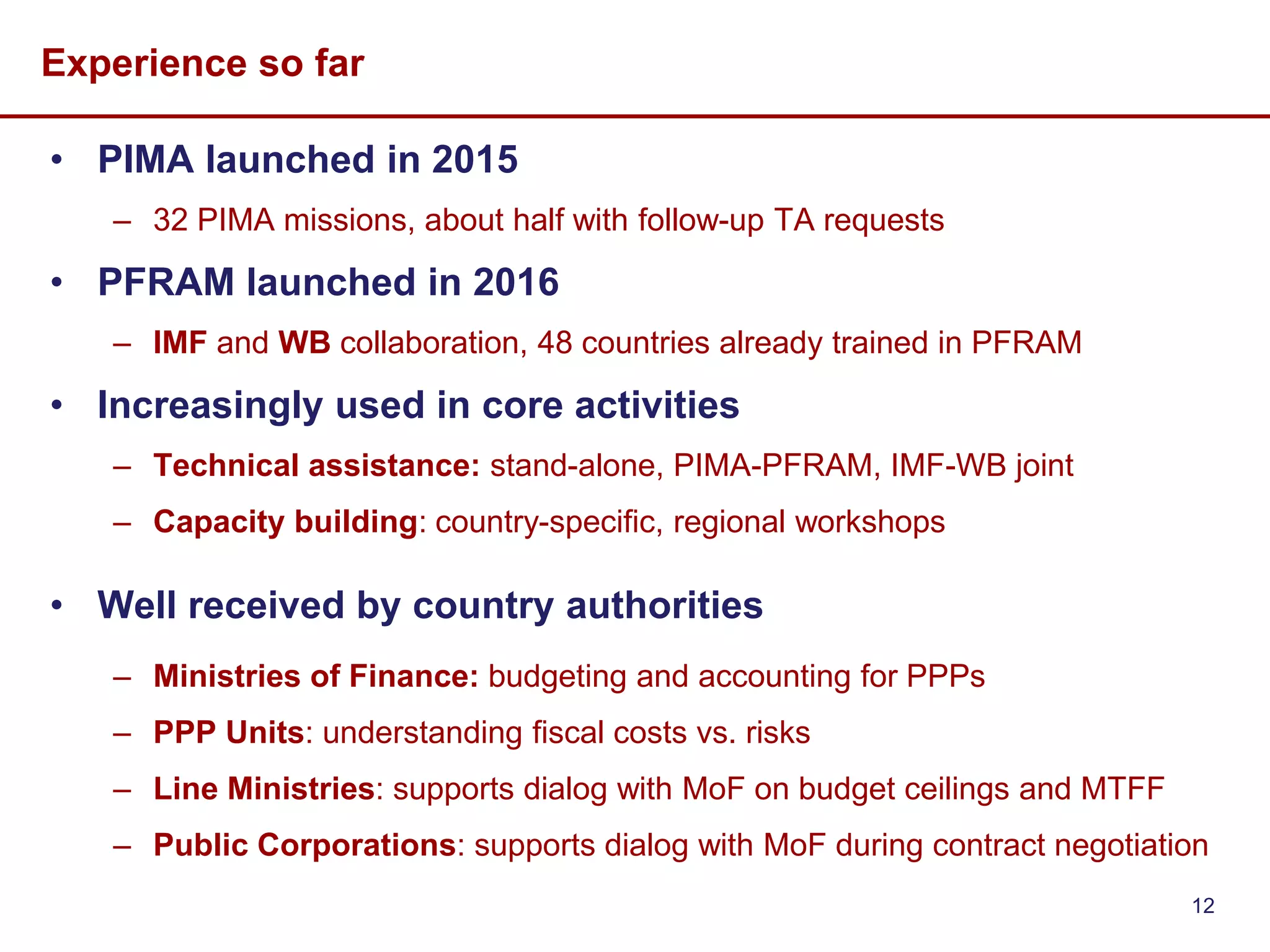 New developments in the infrastructure space in OECD countries - Isabel ...