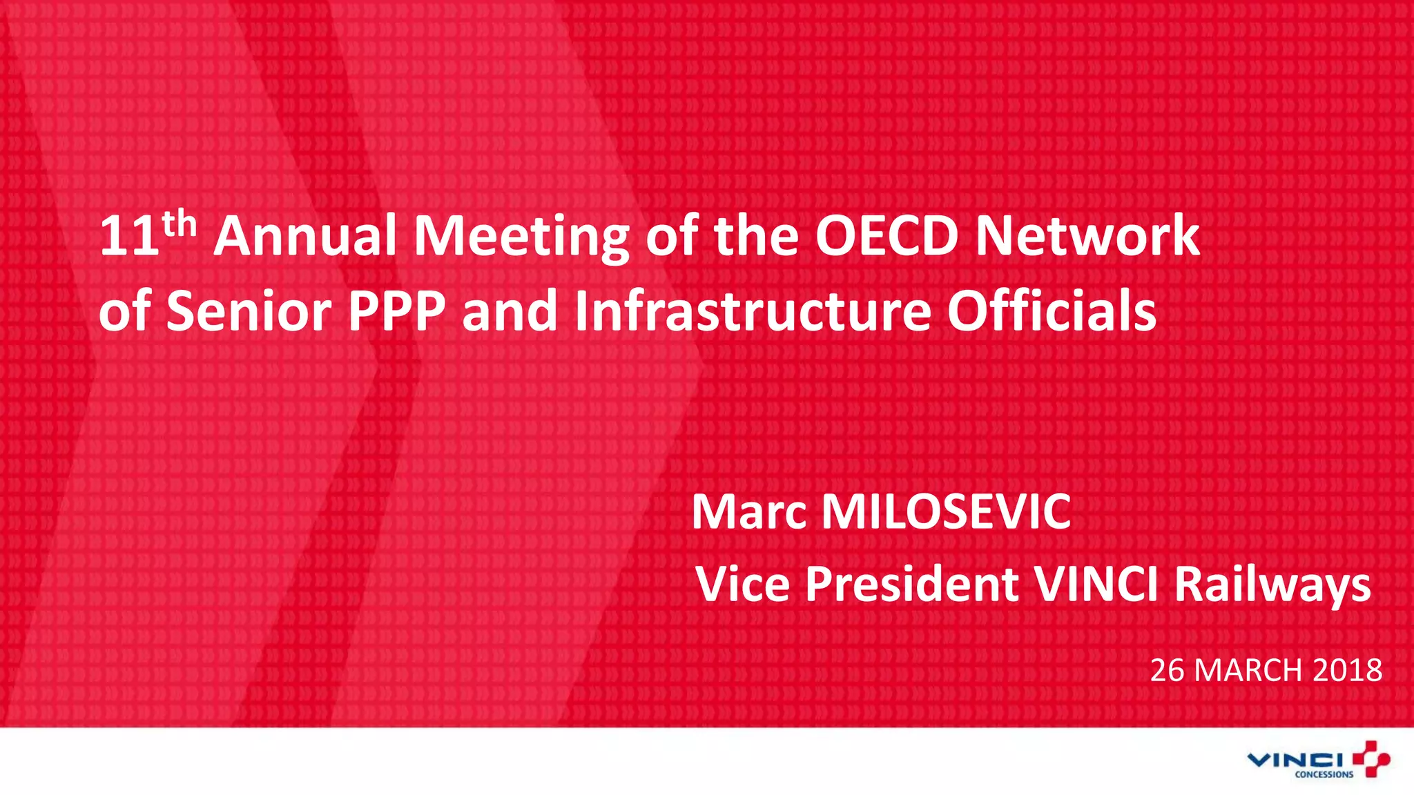 New developments in the infrastructure space in OECD countries - Marc ...