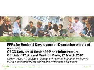 PPP for regional development - Michael BURNETT, EIPA | PPT