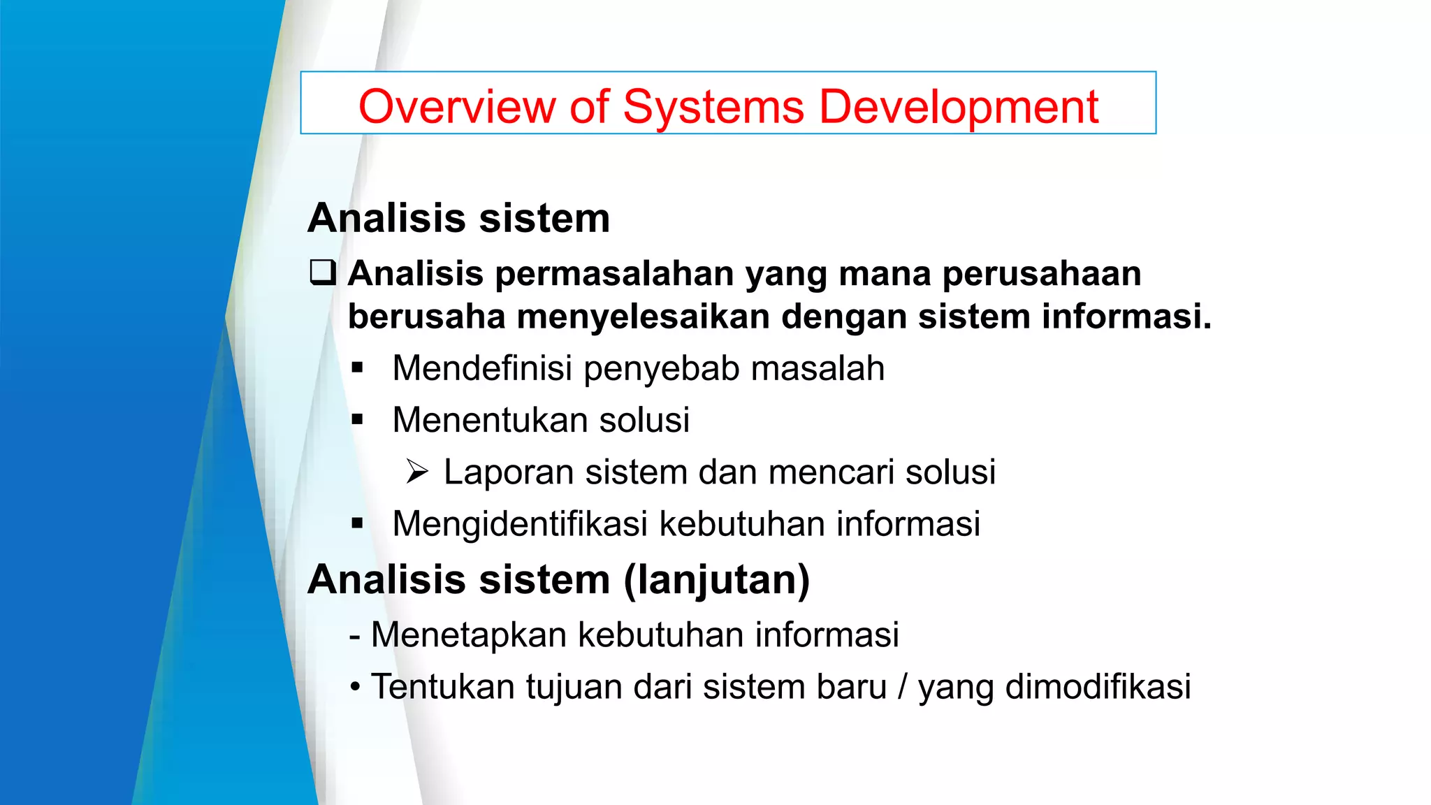 27 membangun sistem informasi / SIM | PPT