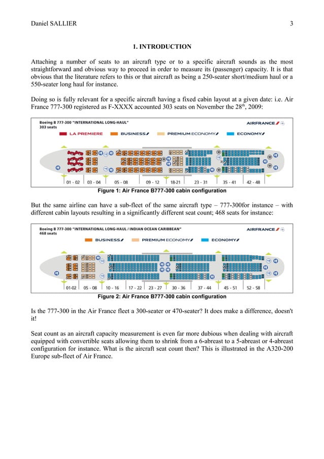 HOW TO MEASURE AIRCRAFT TYPE CAPACITY? AN INNOCENT QUESTION WITH BIG ...