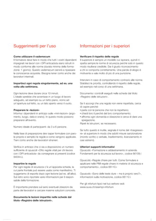 27 suva regole vitali dpi anticaduta | PDF