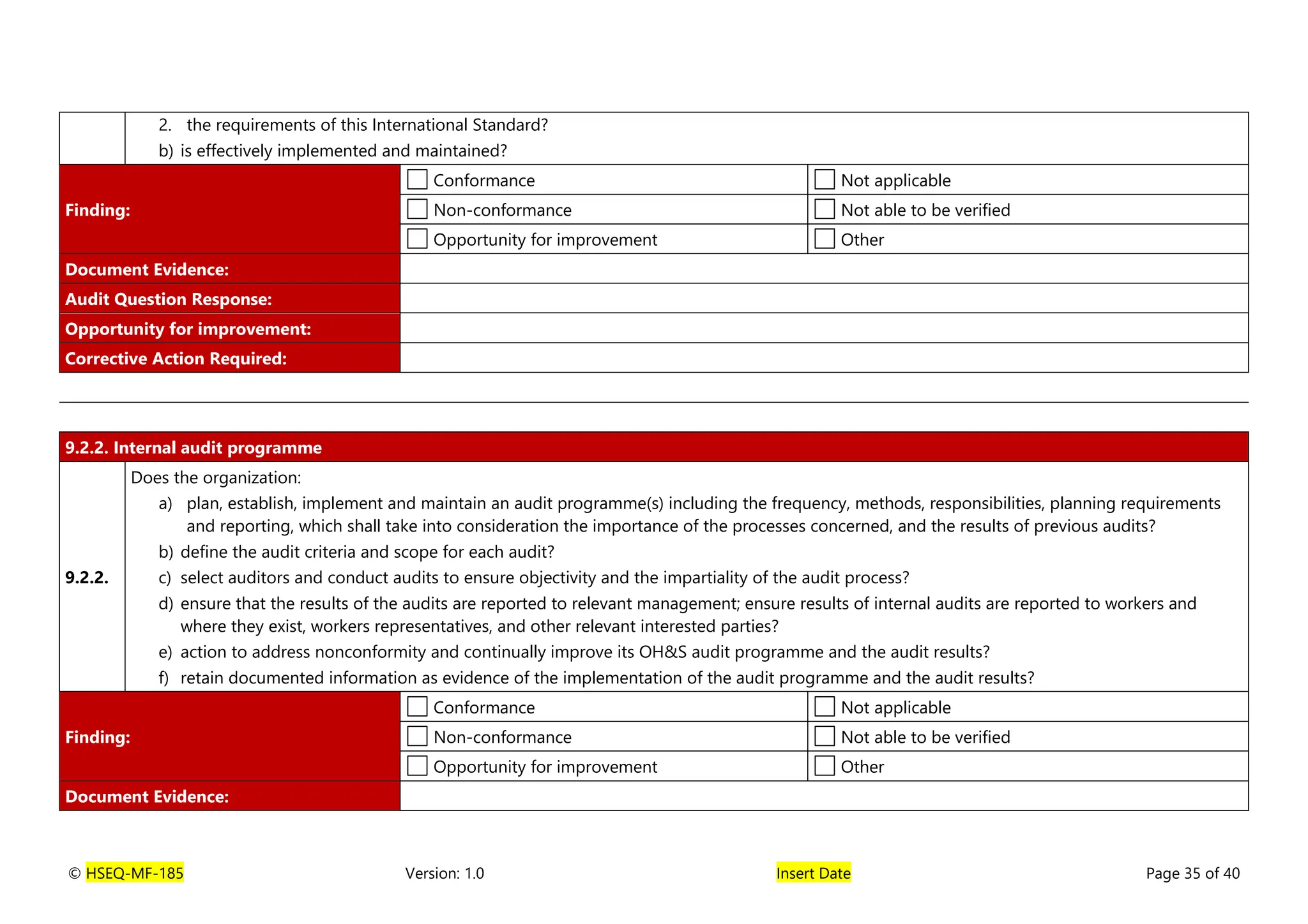 270. ISO 45001 Audit Report Checklist Template.docx