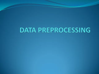 2700 3 data preprocessing | PPT