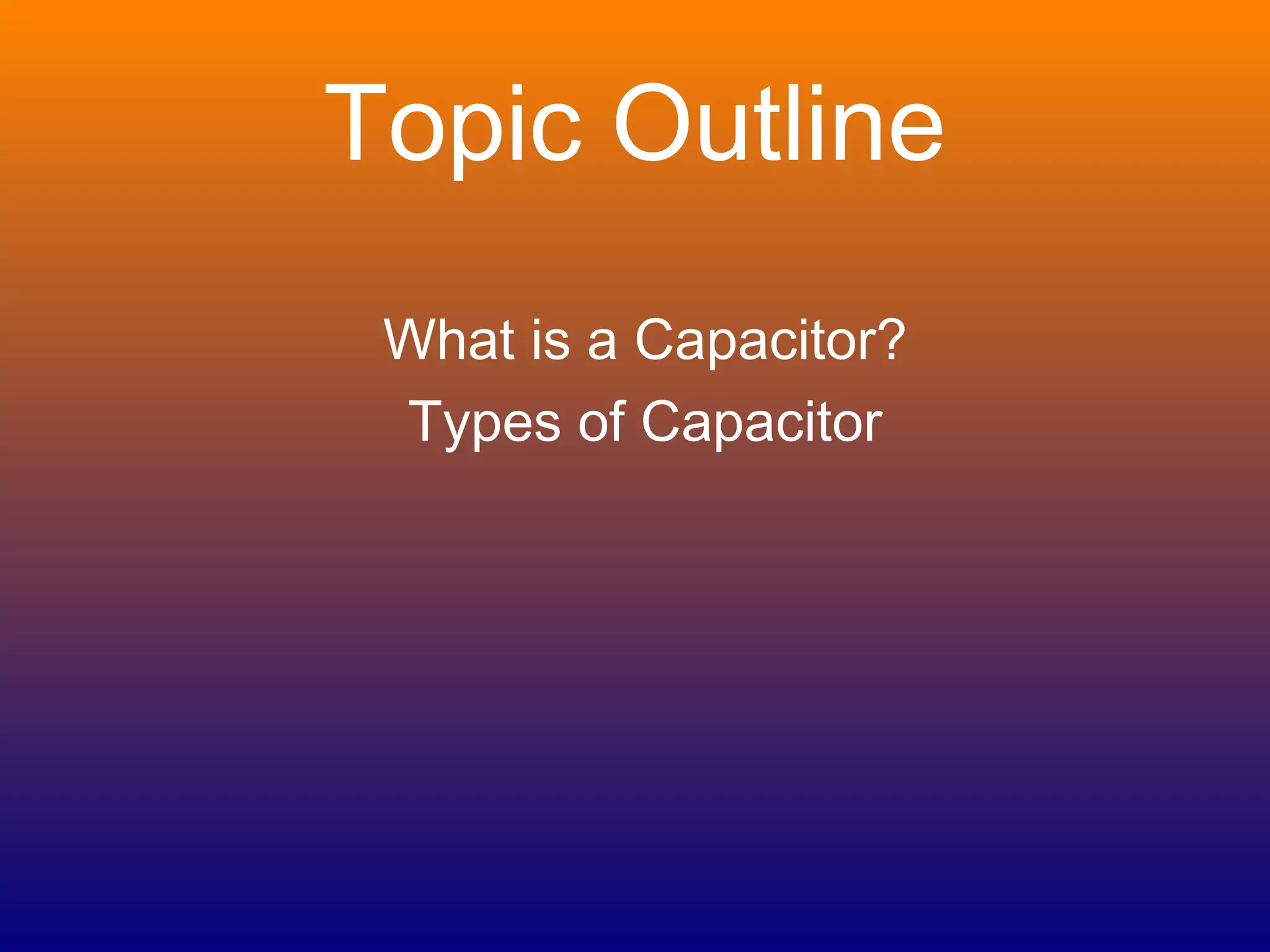 Capacitor | PPT