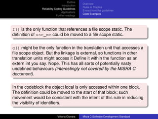 Misra C Software Development Standard | PDF