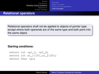 Misra C Software Development Standard | PDF