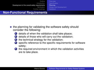 Software Requirements for Safety-related Systems | PDF