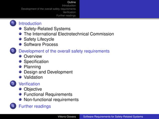Software Requirements for Safety-related Systems | PDF