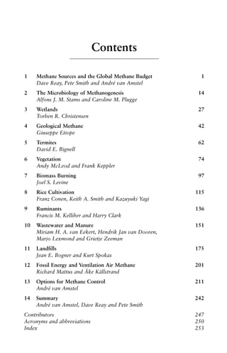 Methane and Climate Change 1st Edition Dave Reay | PDF