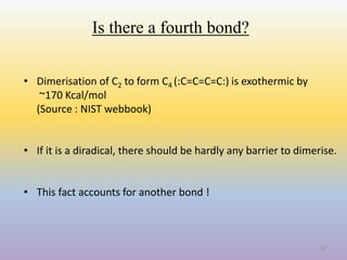 Bonding in C2 | PPSX | Chemistry | Science