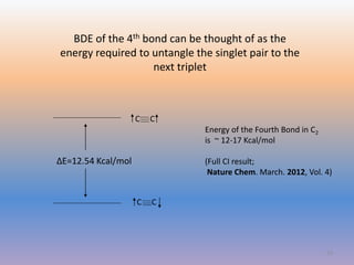 Bonding in C2 | PPSX | Chemistry | Science