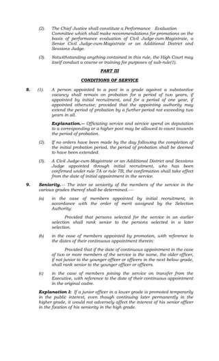 The Punjab Judicial Services Rules 1994 | PDF