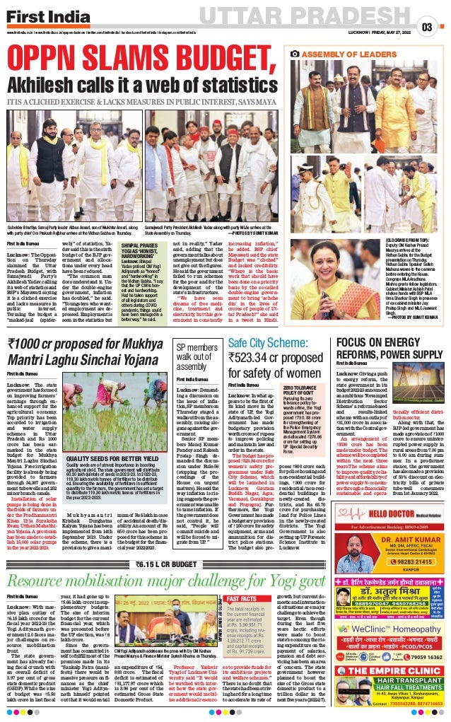 27052022_First India Lucknow.pdf | Business Accounting & Finance | Business