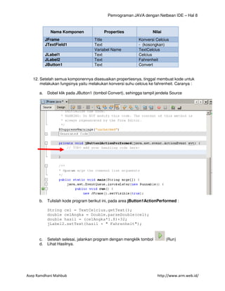 270610 arm pemrograman_java_dengan_netbean_ide | PDF | Free Download