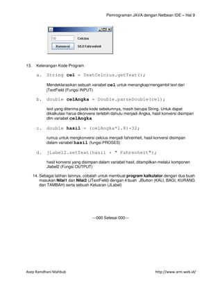 270610 arm pemrograman_java_dengan_netbean_ide | PDF | Free Download