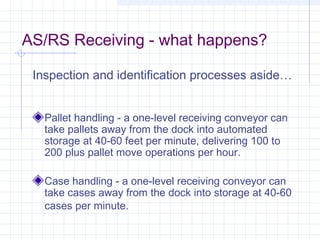 ASRS - Rev3 Value Proposition in Supply Chain | PPT