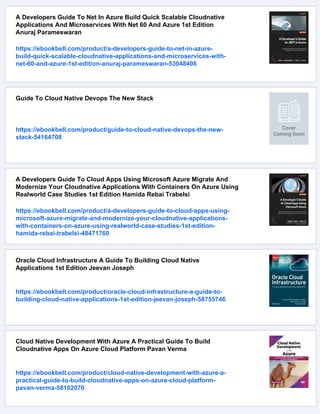 Guide To Cloud Native Microservices 1st Edition The New Stack | PDF
