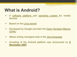 Andriod_Intro | PPT