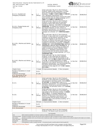 BSCI Audit Report Haoshun | PDF