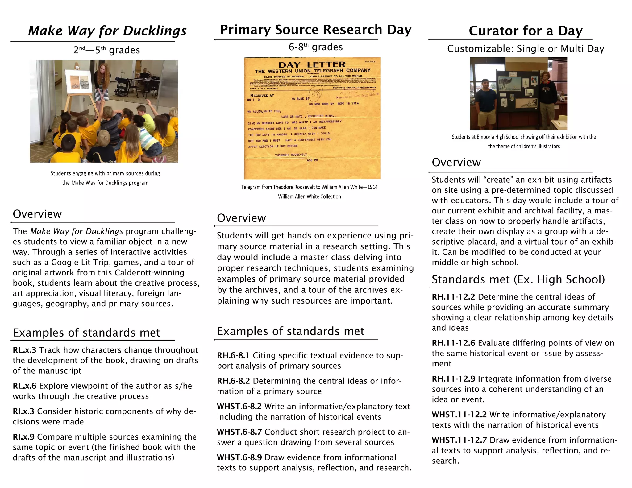 Education Program Brochure | PDF