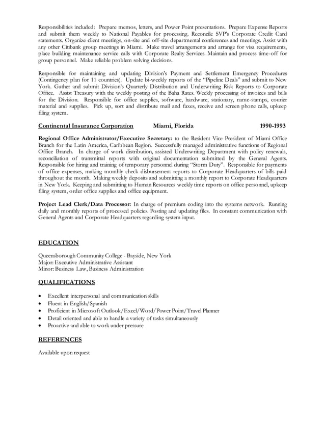 M. Benitez Resume 16 | DOCX | Business Administration | Business