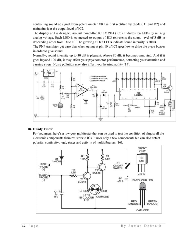 270 mini electronics project with circuit diagram ( pdf drive ) | PDF